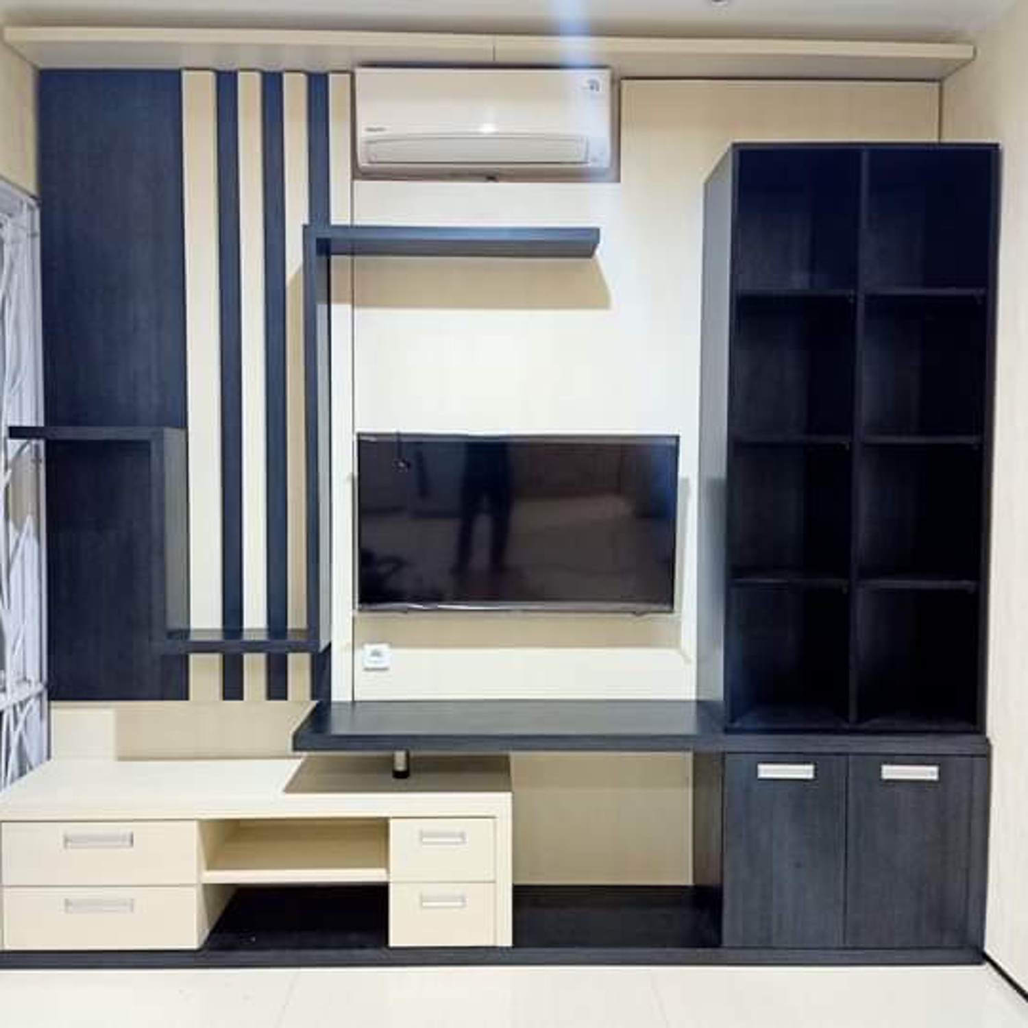 Backdrop Tv Minimalis & Costum,harga mulai/meter,free desain 3d dan ...