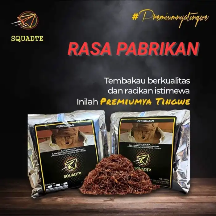 1 KG Tembakau SQUADTE Rasa Pabrikan | Bintang Tbk YK