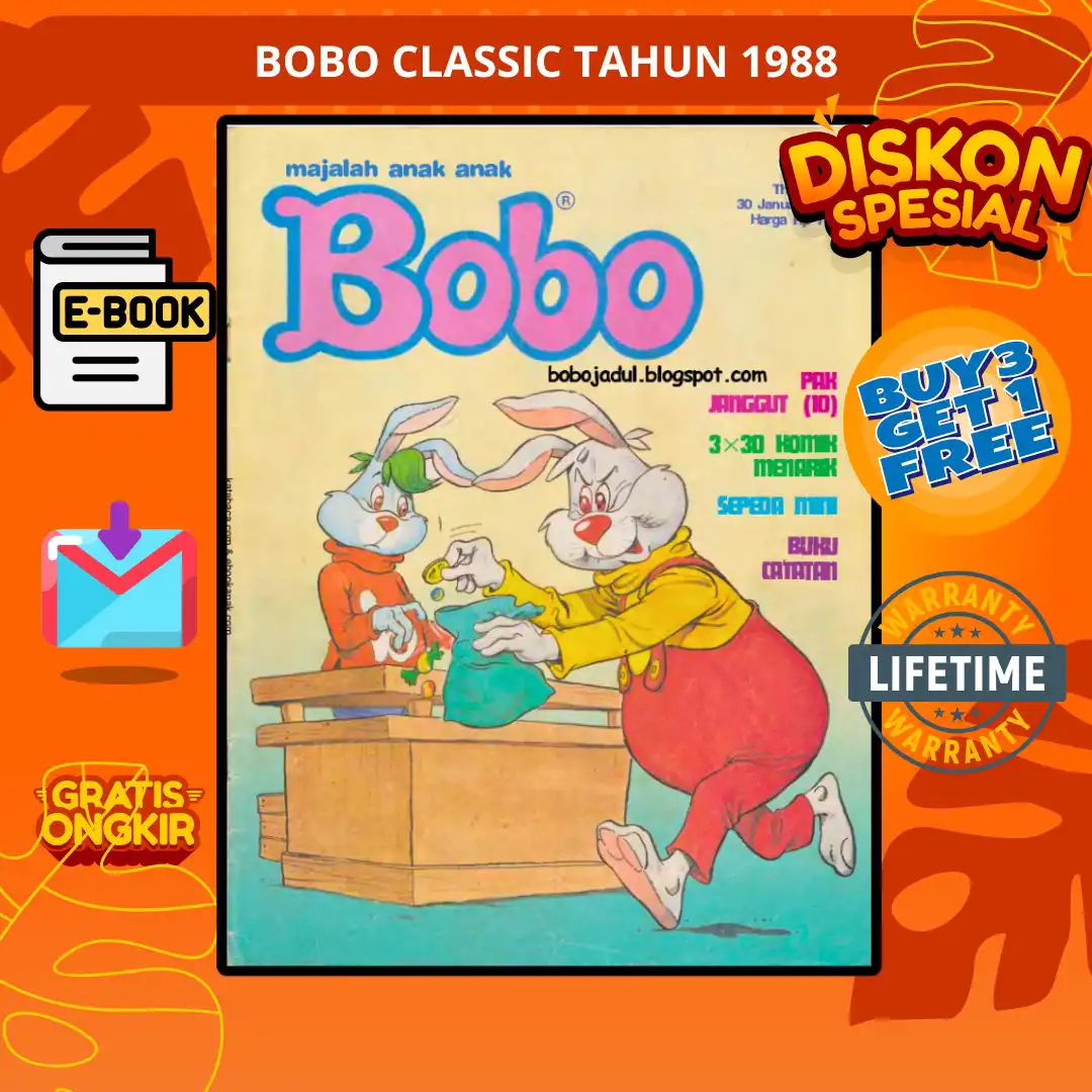 Majalah Digital Bobo Classic Tahun 1988 (2 Edisi) B.Indonesia | Setoko