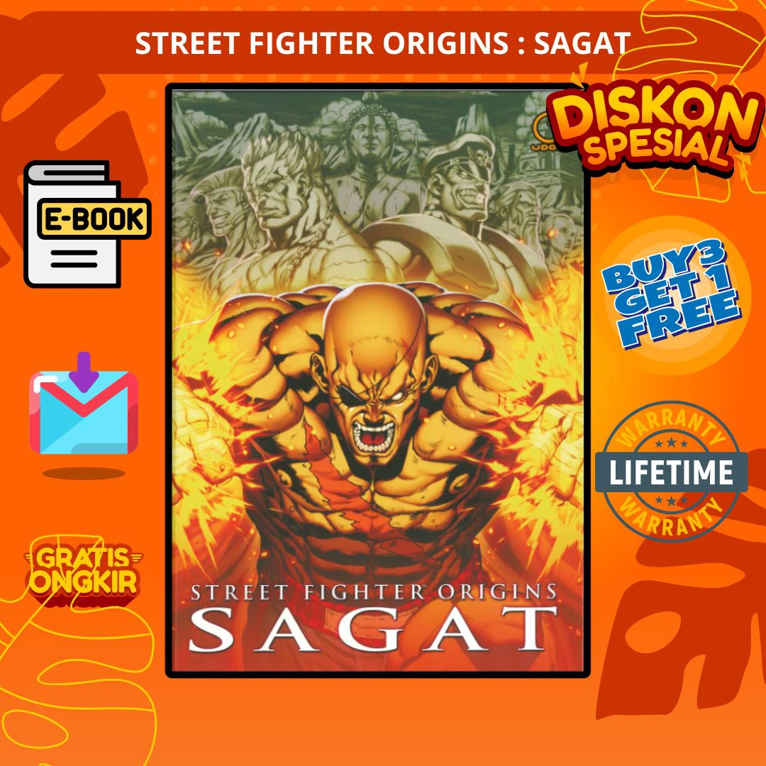 Komik Digital Street Fighter Origins Sagat (2025) Completed 124 Pages B ...