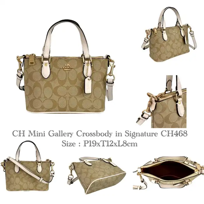 COACH Mini Gallery Crossbody in Signature CH468 | Setoko